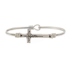 Forever Faith Bangle Bracelet | Luca + Danni